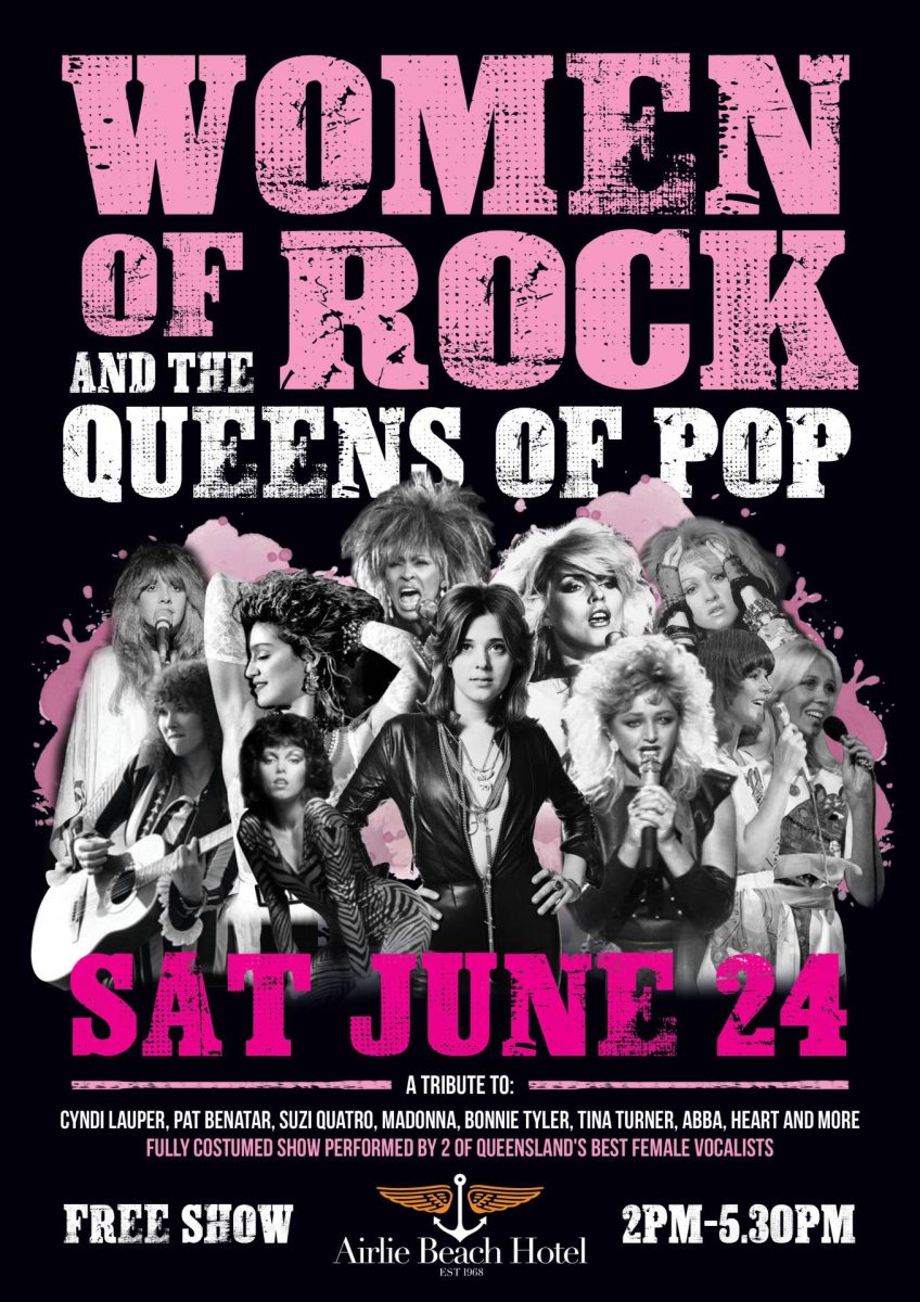 Whats on - Women of ROCK and the Queens of POP | Airlie Beach