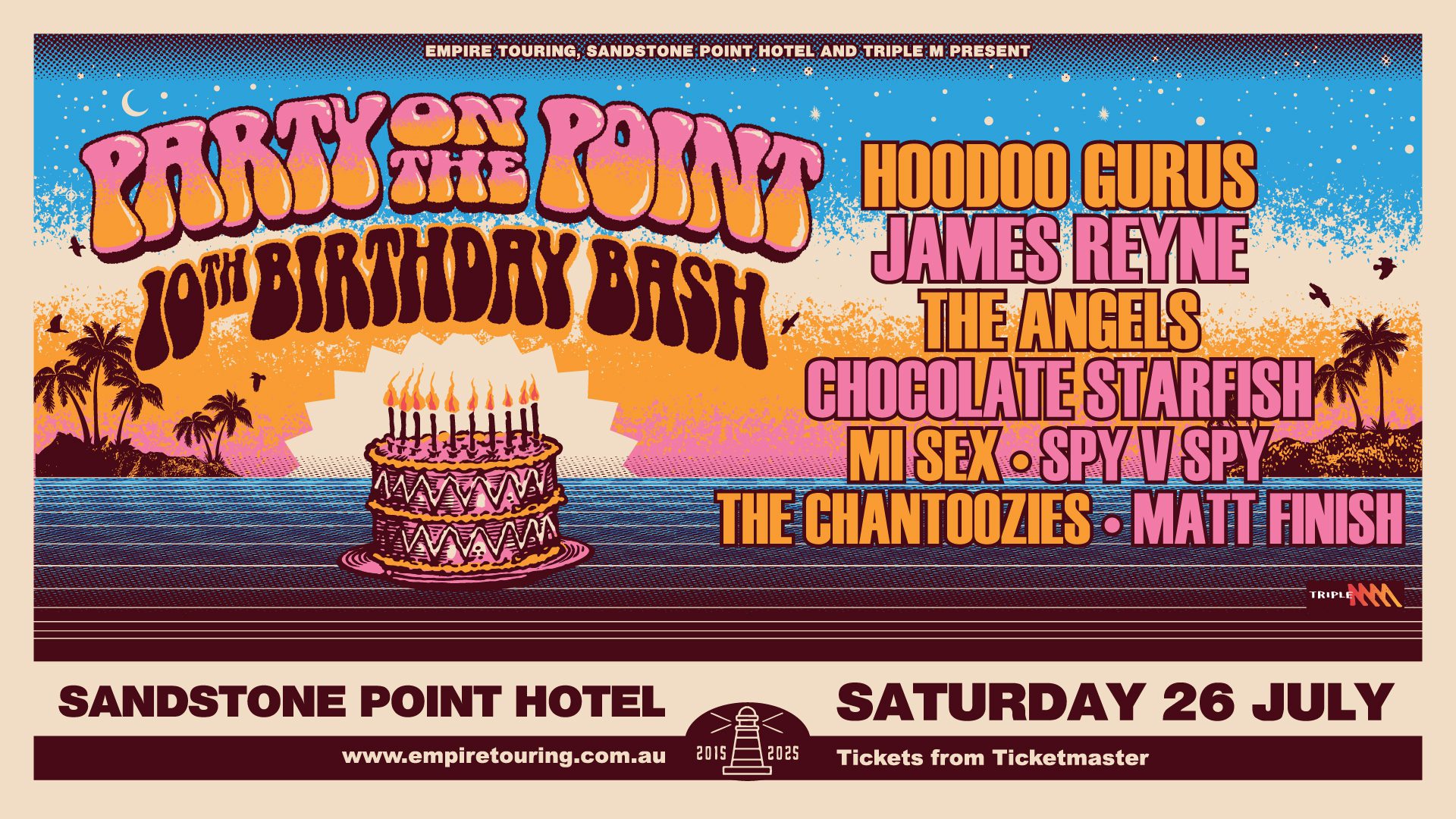 Whats on - Party on the Point @ Sandstone Point Hotel
