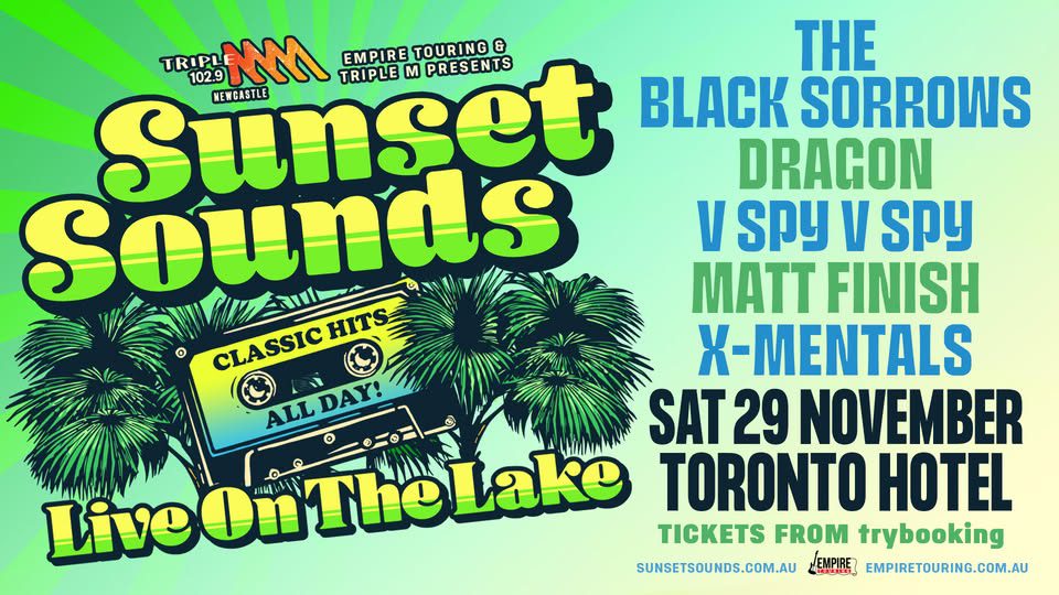 Whats on - Sunset Sounds 2 - Live On The Lake @ Toronto Hotel