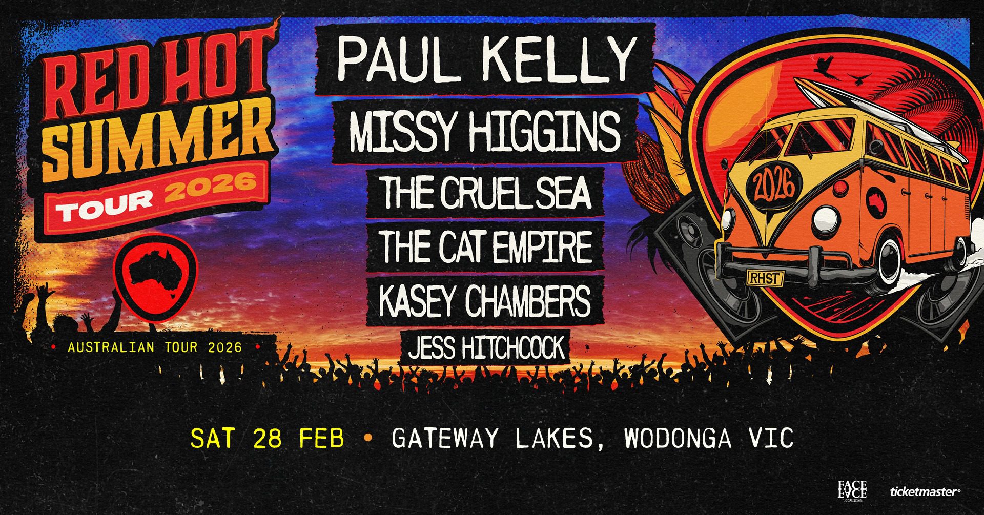 Whats on - Red Hot Summer Tour 2026 – Paul Kelly | Wodonga