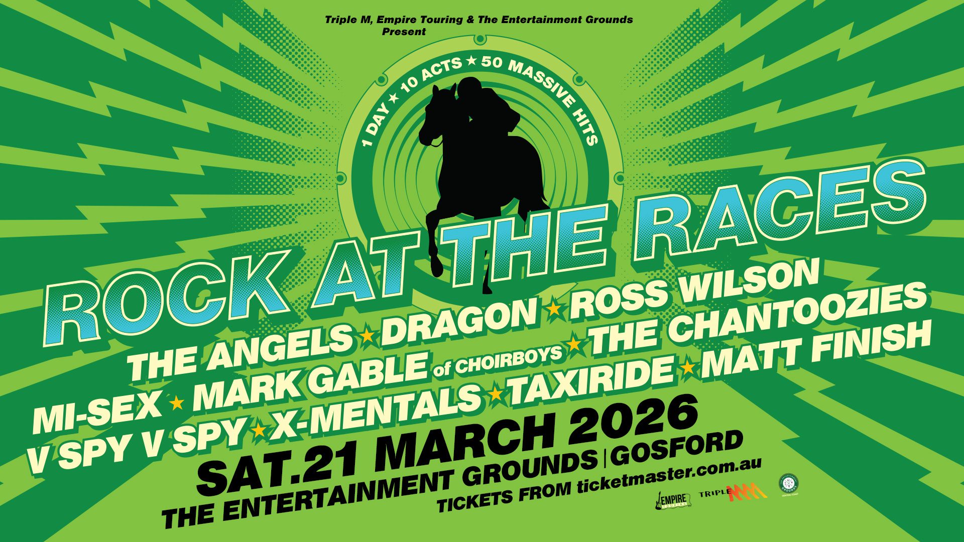 Whats on - Rock at the Races 2026 | West Gosford