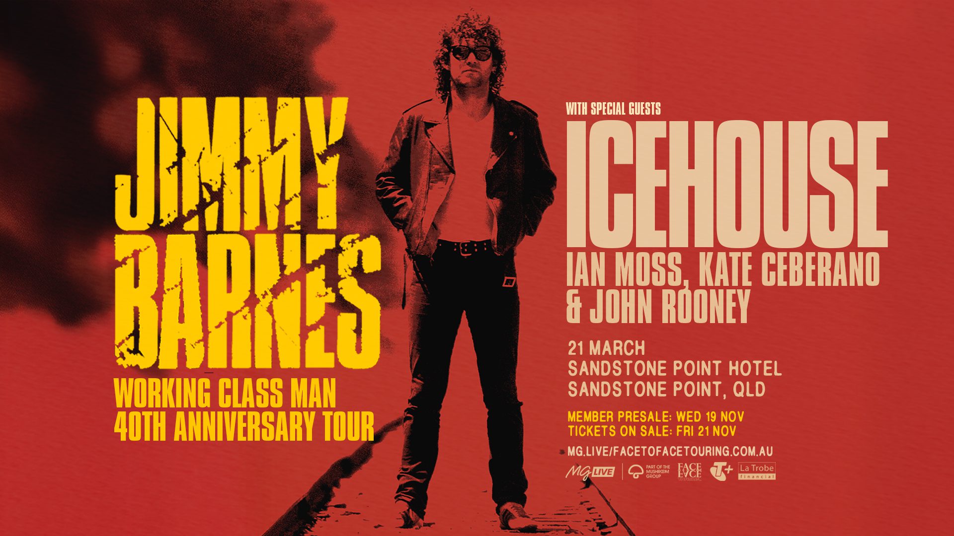 Whats on - Jimmy Barnes – Working Class Man 40th Anniversary Tour ...