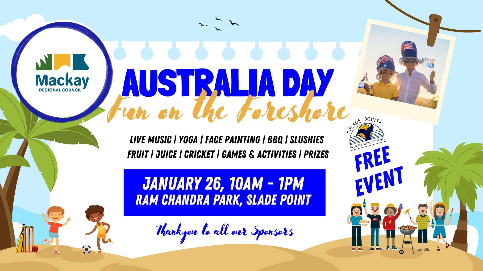 Whats on - Australia Day Fun on the Foreshore | Slade Point